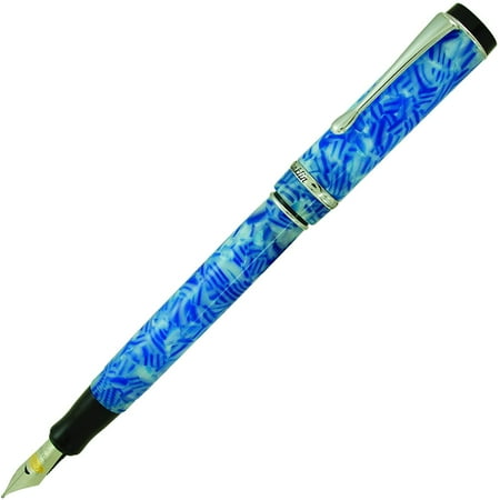 Conklin Duragraph Fountain Pen (Ice Blue) - Extra Fine Nib Fountain Pen ...