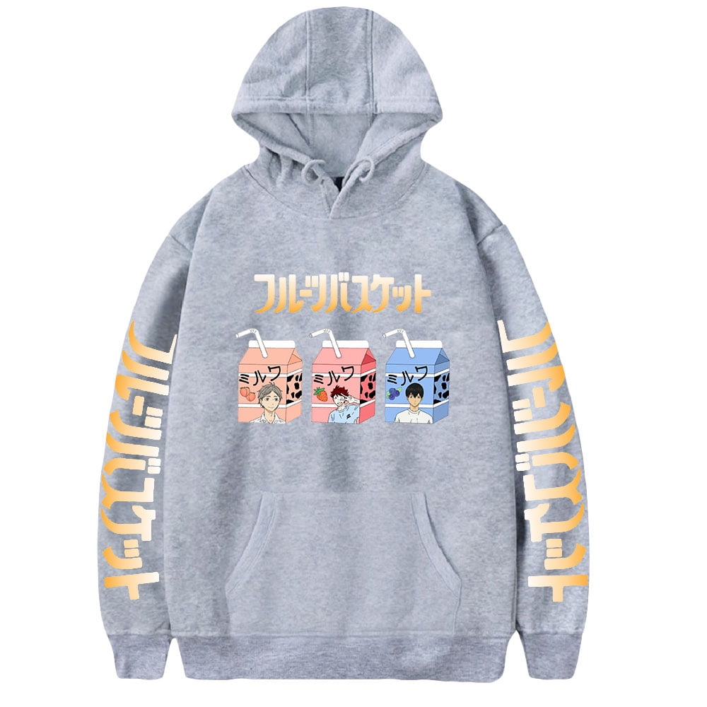 SUNLON Anime Fruit Basket Merch Hoodie Women Men Sweatshirt Mouse Kyo ...