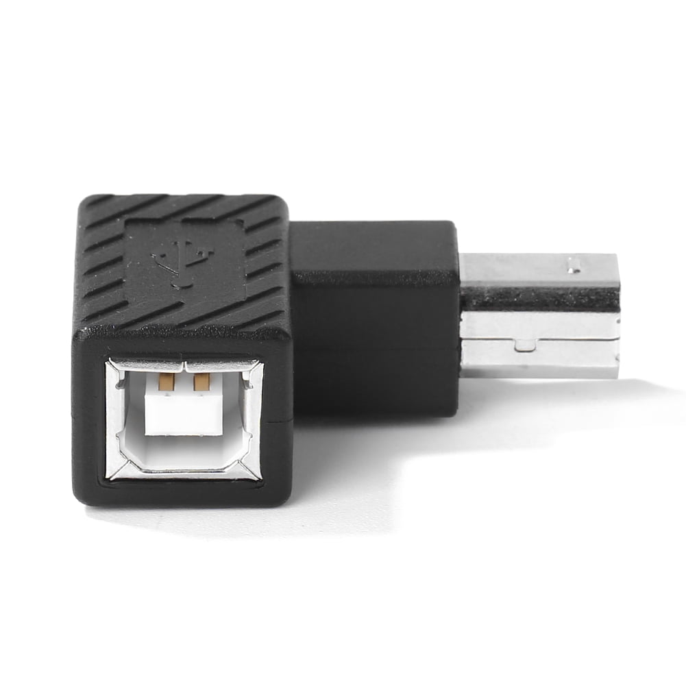 Adaptador Usb B Adaptador USB 2.0 Tipo B macho a hembra en ángulo recto ...