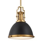 Possini Euro Design Black Burnished Brass Mini Pendant Light 9 3/4 ...