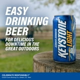 Keystone Light Beer, 15 Pack, 12 fl oz Aluminum Cans, 4.1% ABV, Light ...