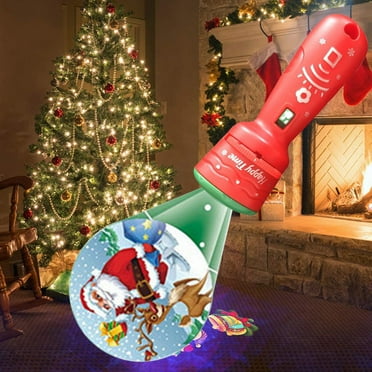 Christmas Lightshow Projection Tabletop ShadowLights Santa with Sleigh ...