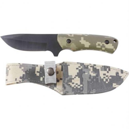 Maxam Fixed Blade Knife With Digital Camo Sheath - Walmart.com