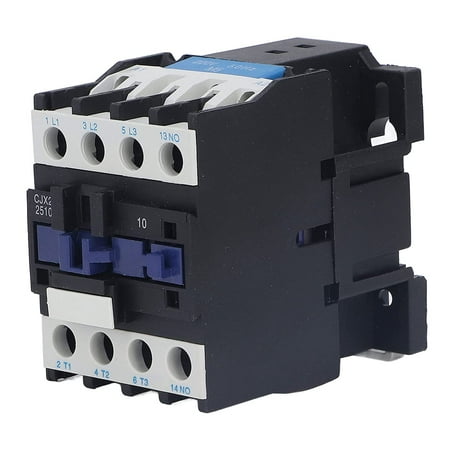 25A Power Contactor Normally Open Electric AC Contactor Silver Alloy ...