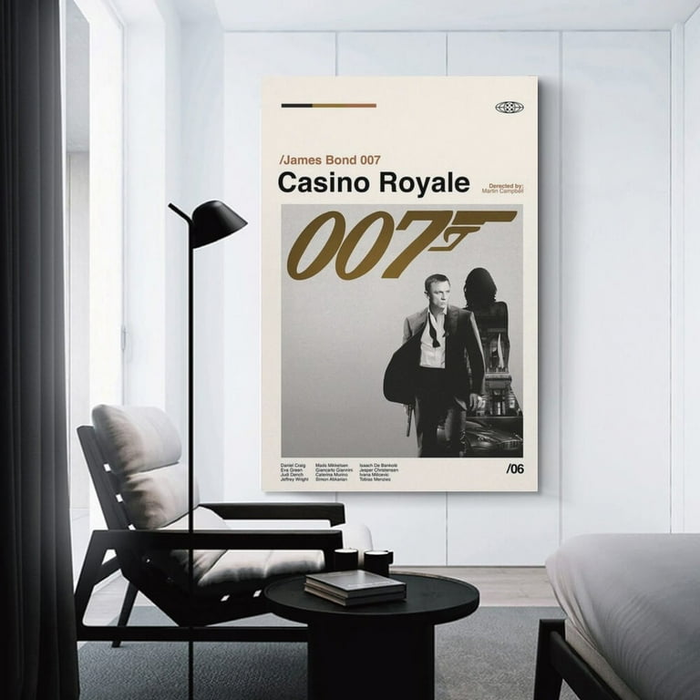 Afiche De Casino Royale 007