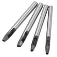 2pack 4mm Leather Craft Hole Punch Set Oval Hole Shaped Eyelet Drilling Punching Tool Hand