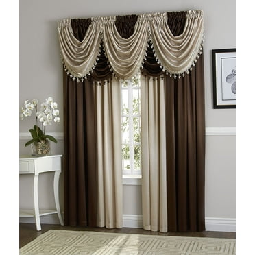 Ultra Luxurious Complete Hyatt Window Curtain & Fringed Valance ...