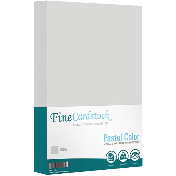Gray Pastel Color Cardstock Paper — Great for Arts and Crafts, Wedding ...