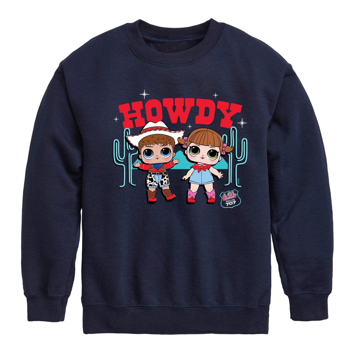 LOL Surprise! - Howdy Neon - Toddler And Youth Crewneck Fleece ...
