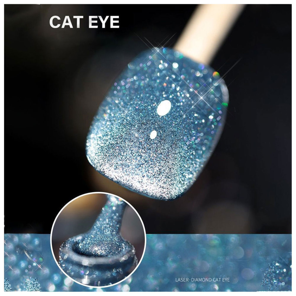 Gel Nail Polish 12 Colors Reflective Glitter Gel Long Lasting for Nail ...