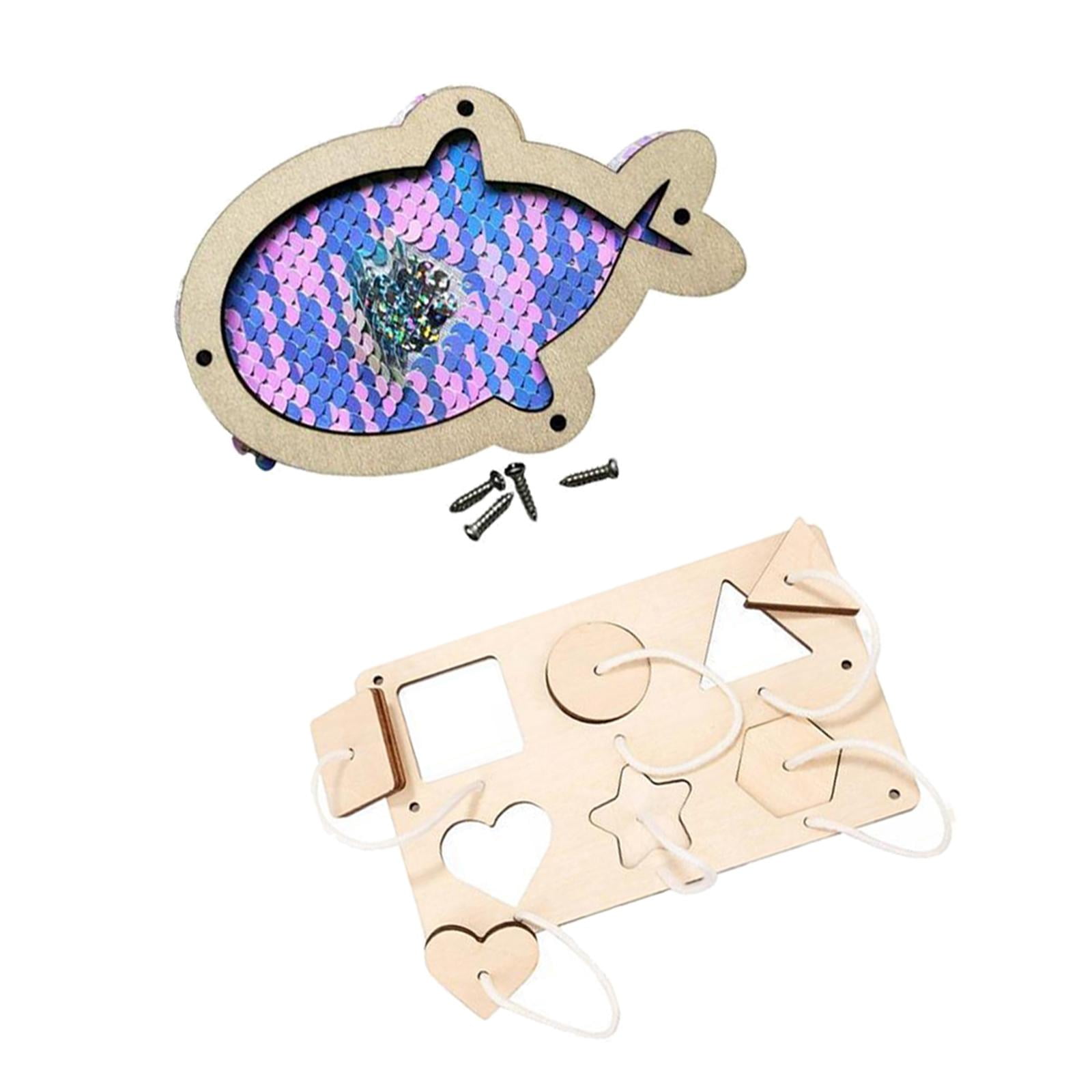 2pcs DIY Busy Board Practical Skill Basic Skill Activities Accessories ...