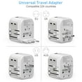 PIGADA Universal Travel Adapter One International Wall Charger AC Plug ...