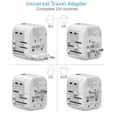 PIGADA Universal Travel Adapter One International Wall Charger AC Plug ...