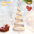 Costway 5FT Pre-lit Christmas Cone Tree, 550 Warm and Cold White LED ...