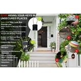 Iron Lock Waterproof Key Box - 4-Digit Combo, Removable Shackle ...