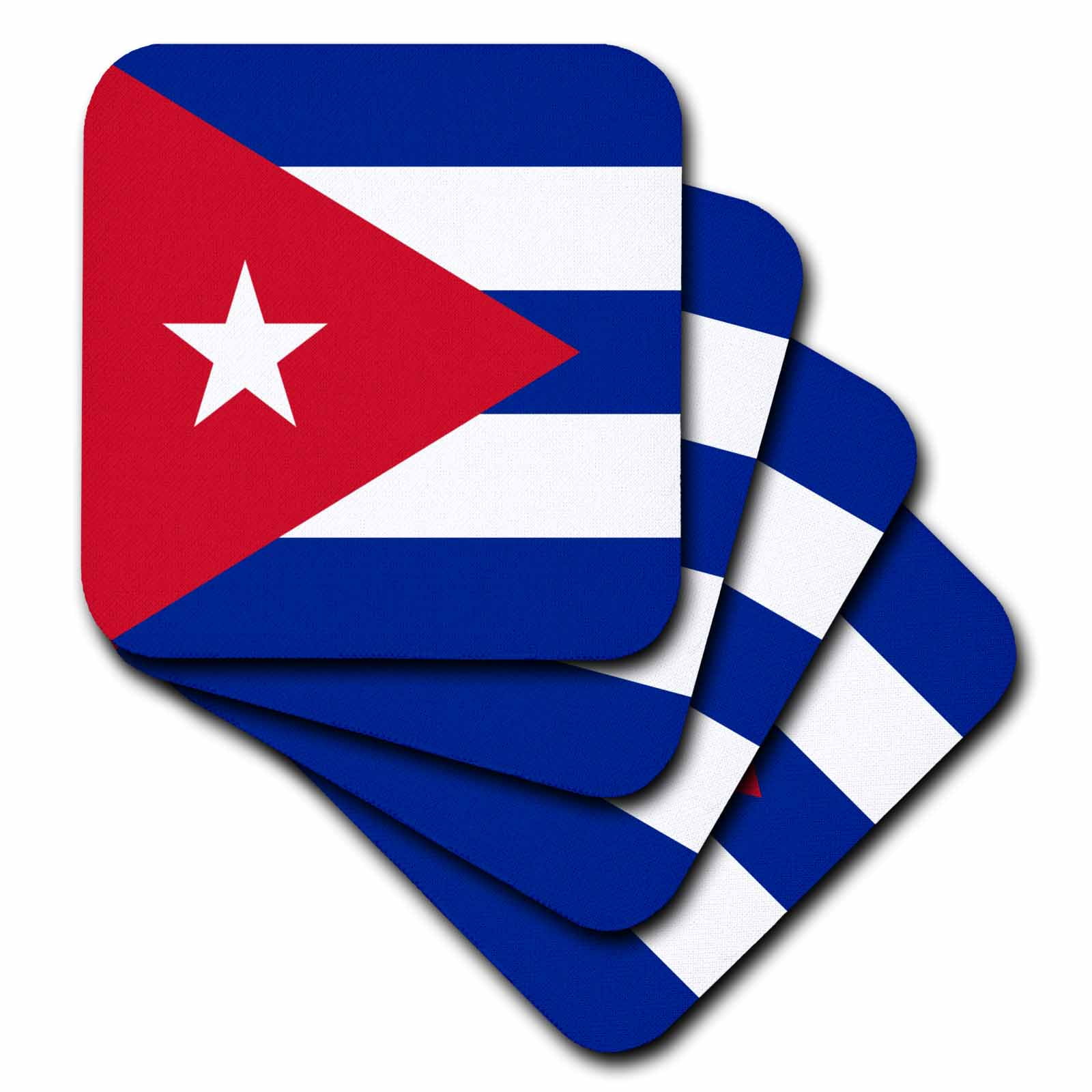 3dRose Flag of Cuba - Cuban blue stripes red triangle white star ...