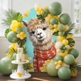 Cartoon Camels Arch Backdrop Cover 4 FT Vintage Yellow Dasiy Flowers ...