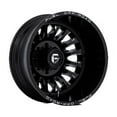 20x8.25 Fuel Off-Road D868 Arc Black Milled DUALLY REAR Wheel 8x6.5 ...