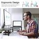 2-Pack Monitor Stand Riser with 3 Height Adjustable and Mesh Platform ...