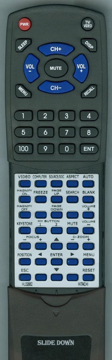 Replacement Remote for HITACHI HL02881, RTHL02882, R016F - Walmart.com