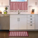 Buffalo Check Printed Anti-Fatigue Kitchen Floor Rug Mat 18" x 30 ...