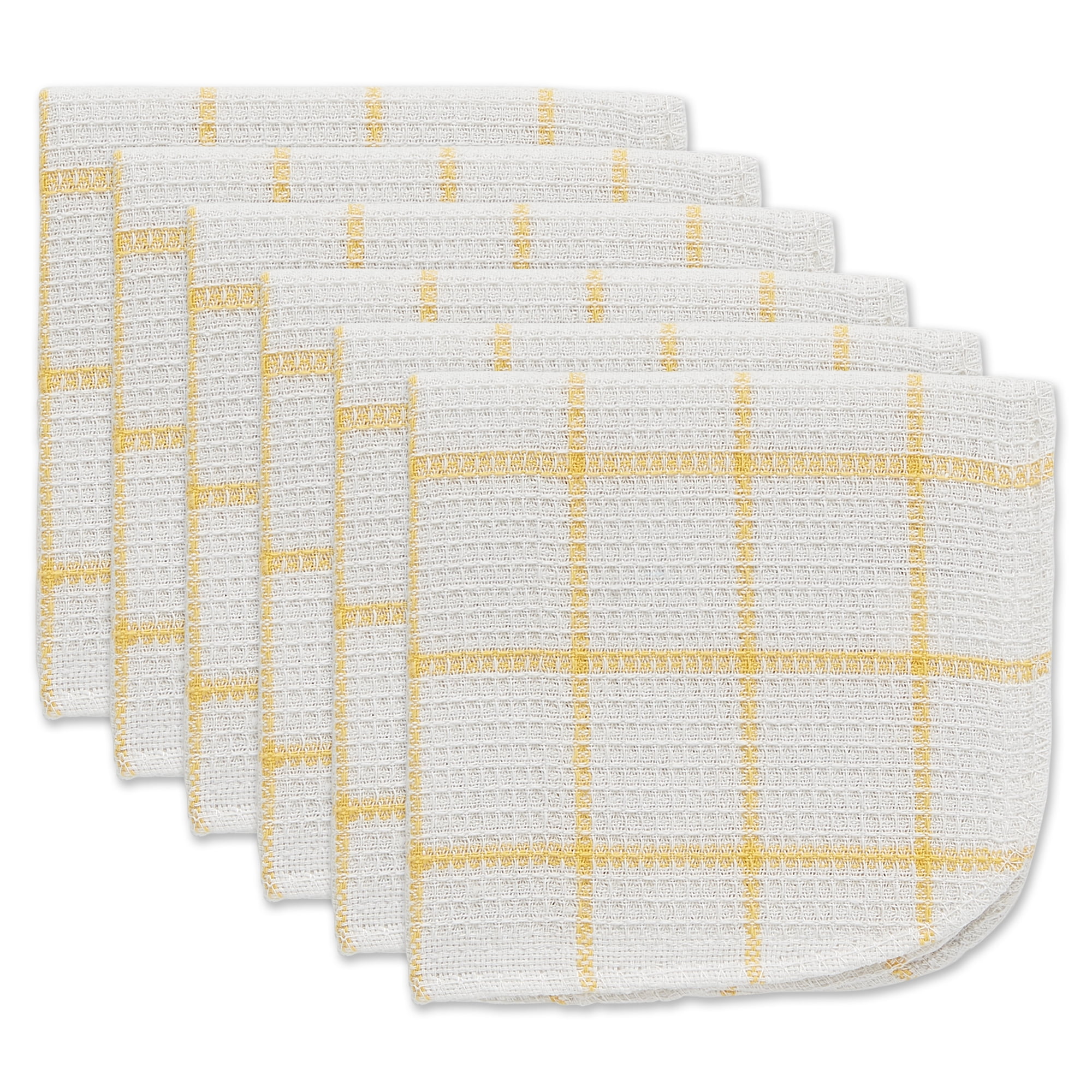 DII Yellow Scrubber Dishcloth (Set of 6) - Walmart.com