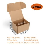 6 Packs 7x5x4 Shipping Boxes,Cardboard Boxes for Small Business ...