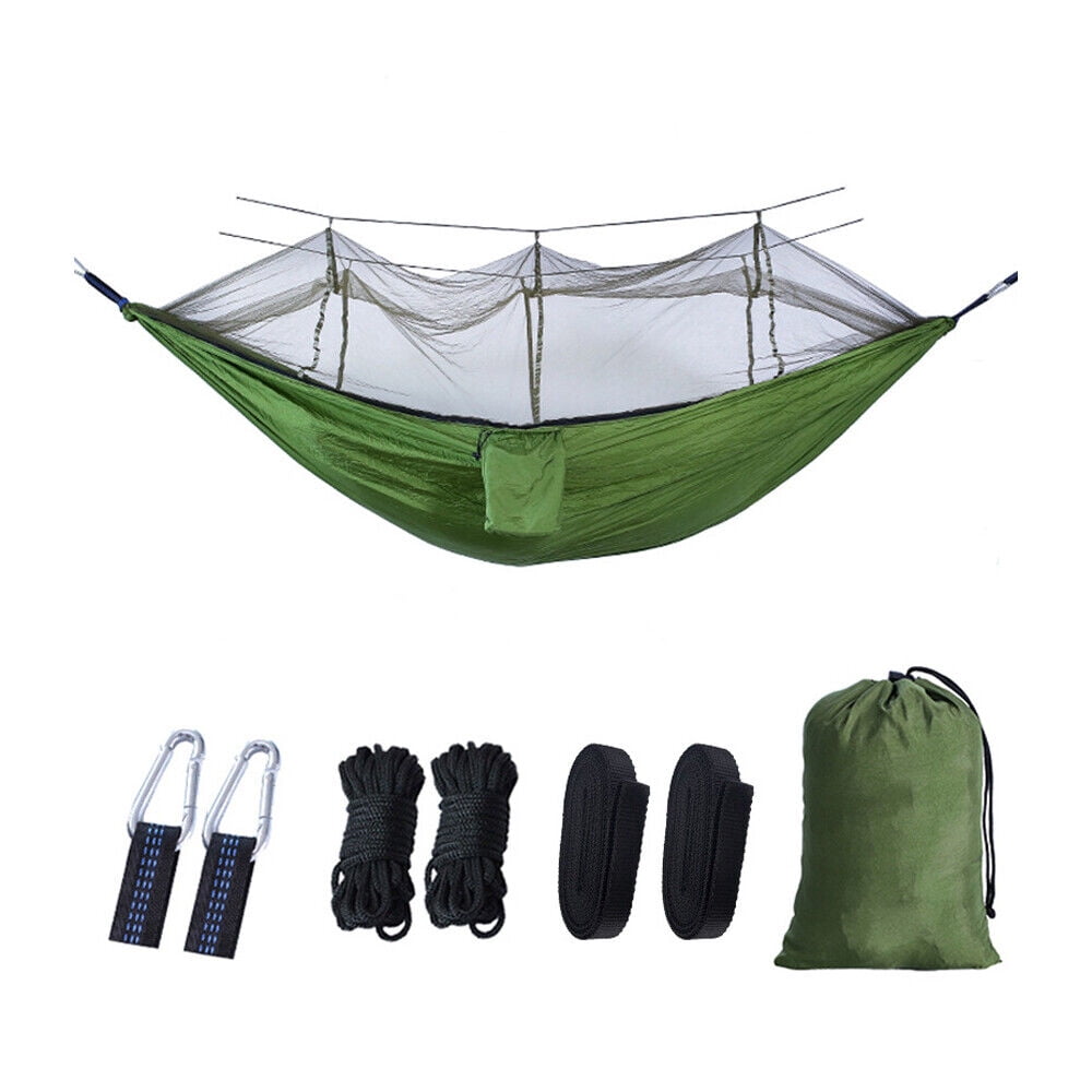 Camping Hammock, Portable Double Hammock with Net, 2 Person Hammock ...