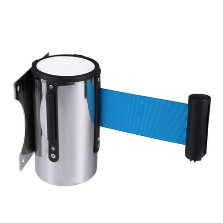 3M Wall Mounted Retractable Belt Barrier Stainless Steel Rope Safety ...