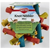 Kaytee Knot Nibbler Mini Colorful Wooden Chew Toy for Small Animals ...