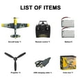 2.4Ghz 4CH Remote Control Airplane BF109 Fighter EPP Foam RC Plane ...