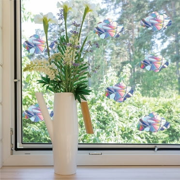 WindowAlert Classic Square Anti-Collision Decal - UV-Reflective Window ...