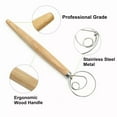 Danish Dough Whisk Set - Stainless Steel Bread Lame Tool For Baking ...
