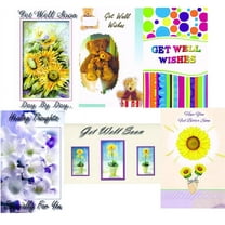 Current Christian Pack of 8 Assorted Bible Verses Get Well Soon Faith ...
