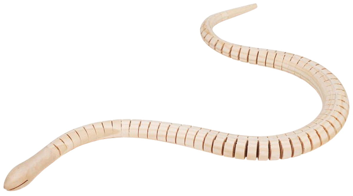Wood Wiggle Animal-Snake 19"X1" - Walmart.com