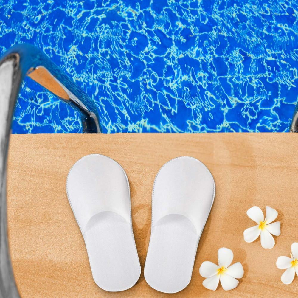 Click here for Feltree 20 Pairs Of White Disposable Slippers 5mm... prices