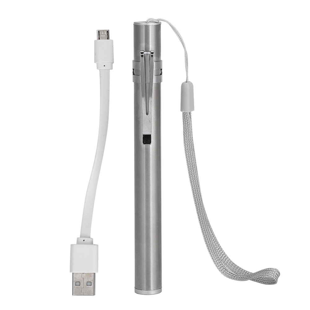 USB mini linterna LED recargable antorcha pluma luz para el doctor ...