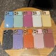 Bling Glitter Camera Protect Phone Case for iPhone (Mint,iPhone 17 ...