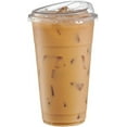 Clear Plastic Cups with Lids [24 oz - 100 Count - Disposable Iced ...