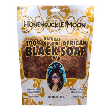 Kuza 100 African Black Soap, Fragrance Free, 4 Oz. - Walmart.com