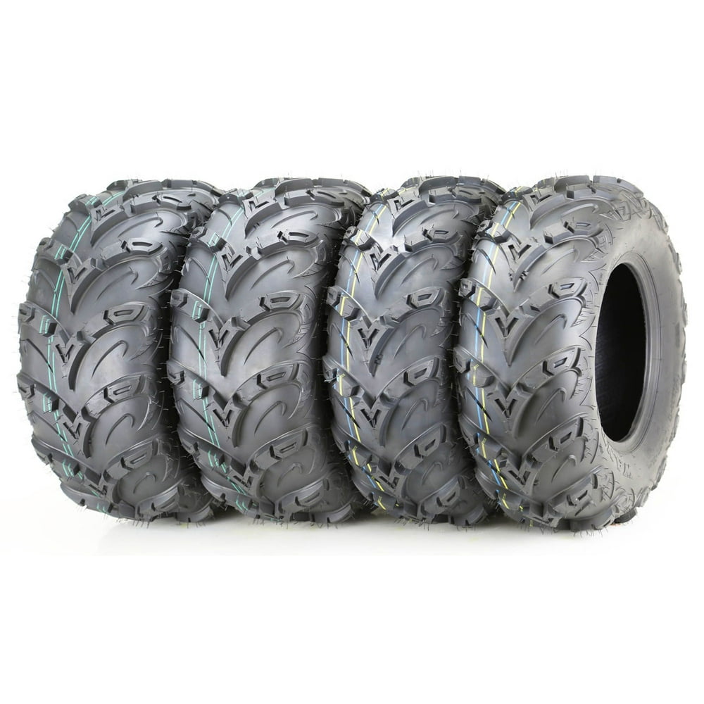 Full Set WANDA Radial ATV UTV Tires 26x8R12 Front & 26x10R12 Rear 6PR ...