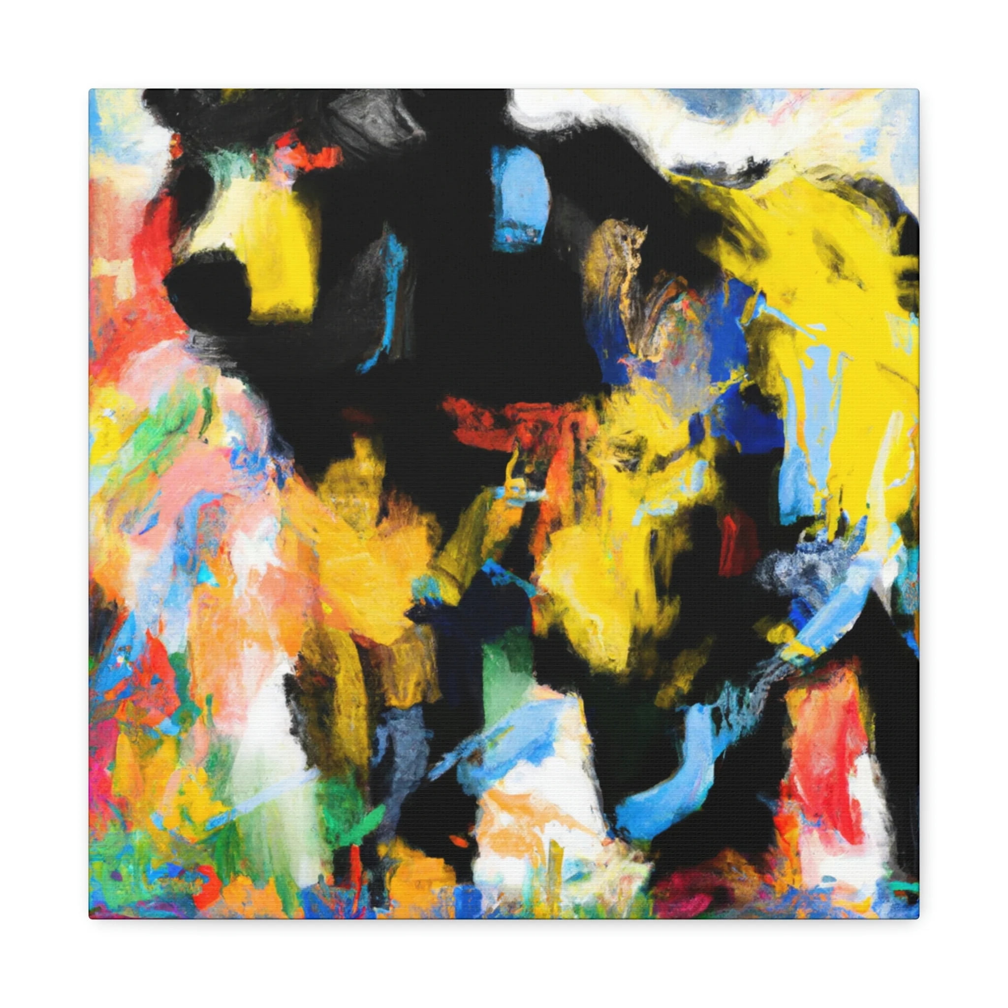 Black Bear Expressionism - Canvas - Walmart.com