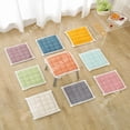 Bar Stool Seat Chair Cushion Pads/Cover Square with Ties for Dinin ...