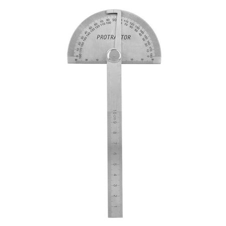 Zerodis Stainless Steel Adjustable Protractor Angle Ruler Watch Repair ...