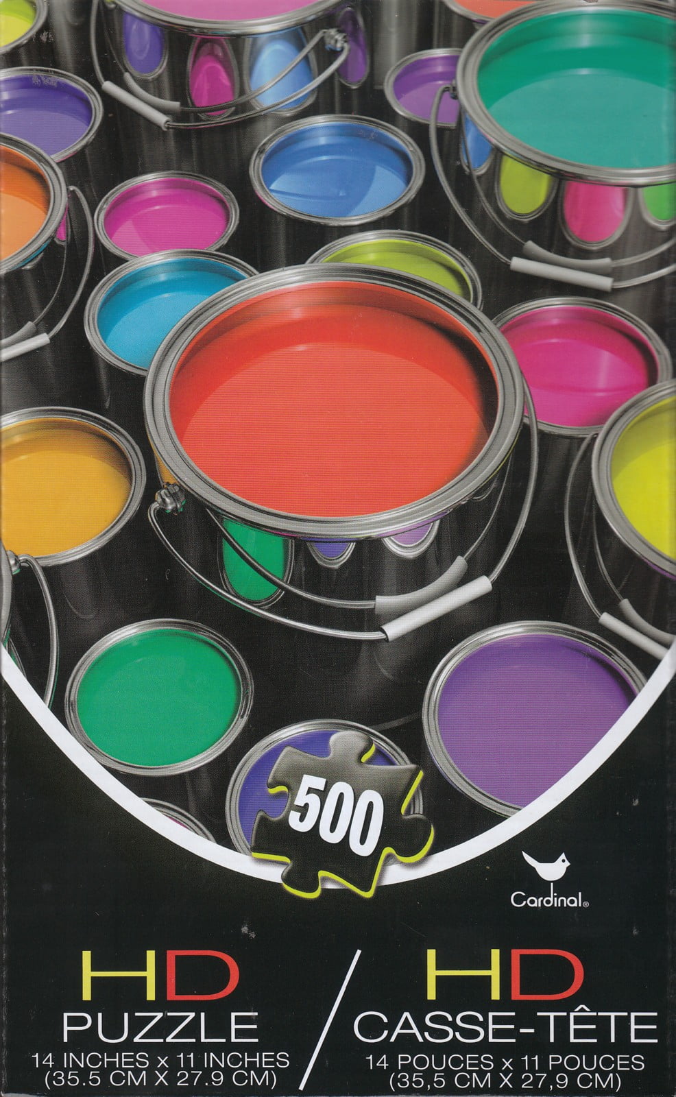 Colorful Paint Cans HD 500 Piece Puzzle - Walmart.com