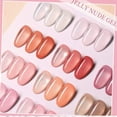 Jinlang Jelly Gel Nail Polish Set Dark Colors Jelly Gel Polish For Fall