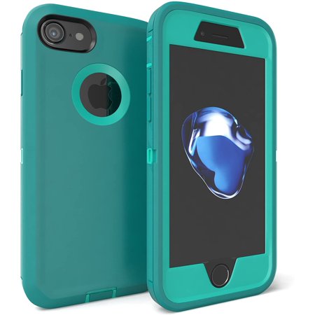 IGUOHAO iPhone 7 Case, Defender Case Heavy Duty Rugged Impact Resistant ...