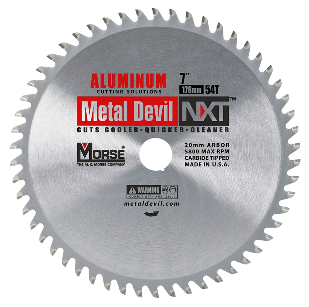 Mk Morse Metal Devil Nxt Circular Saw Blade 7" Aluminum - Walmart.com