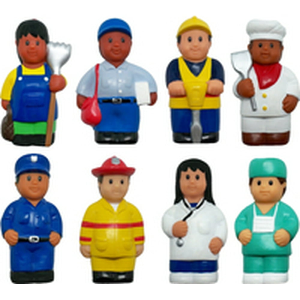 Get Ready Kids Multicultural Community Helper Figures, Set of 8 ...