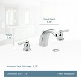 Moen Chateau Chrome Two-Handle Bathroom Faucet - Walmart.com